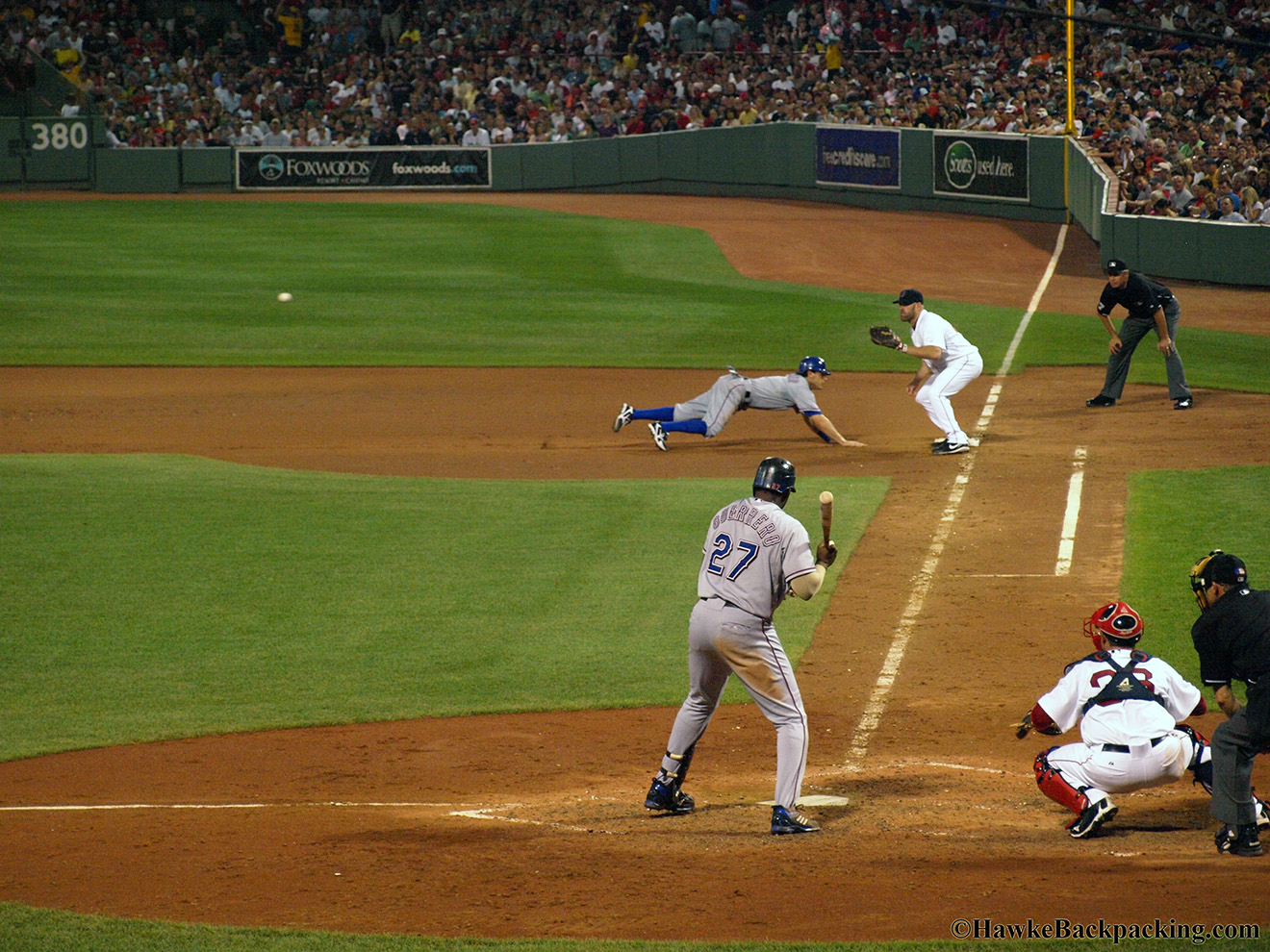 Boston Red Sox Game - HawkeBackpacking.com
